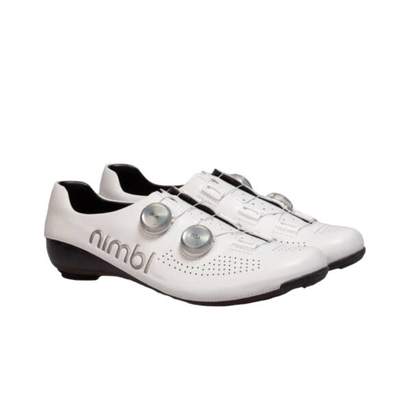 Nimbl Ultimate - cycling shoes- white Silver - BERGASPORTS